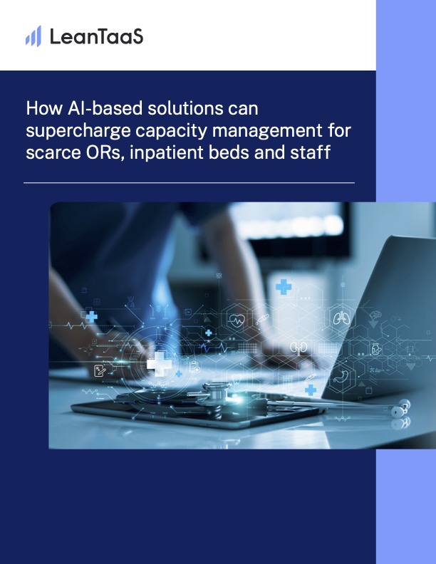 LeanTaaS | Whitepaper | How AI can supercharge staffing and capacity ...